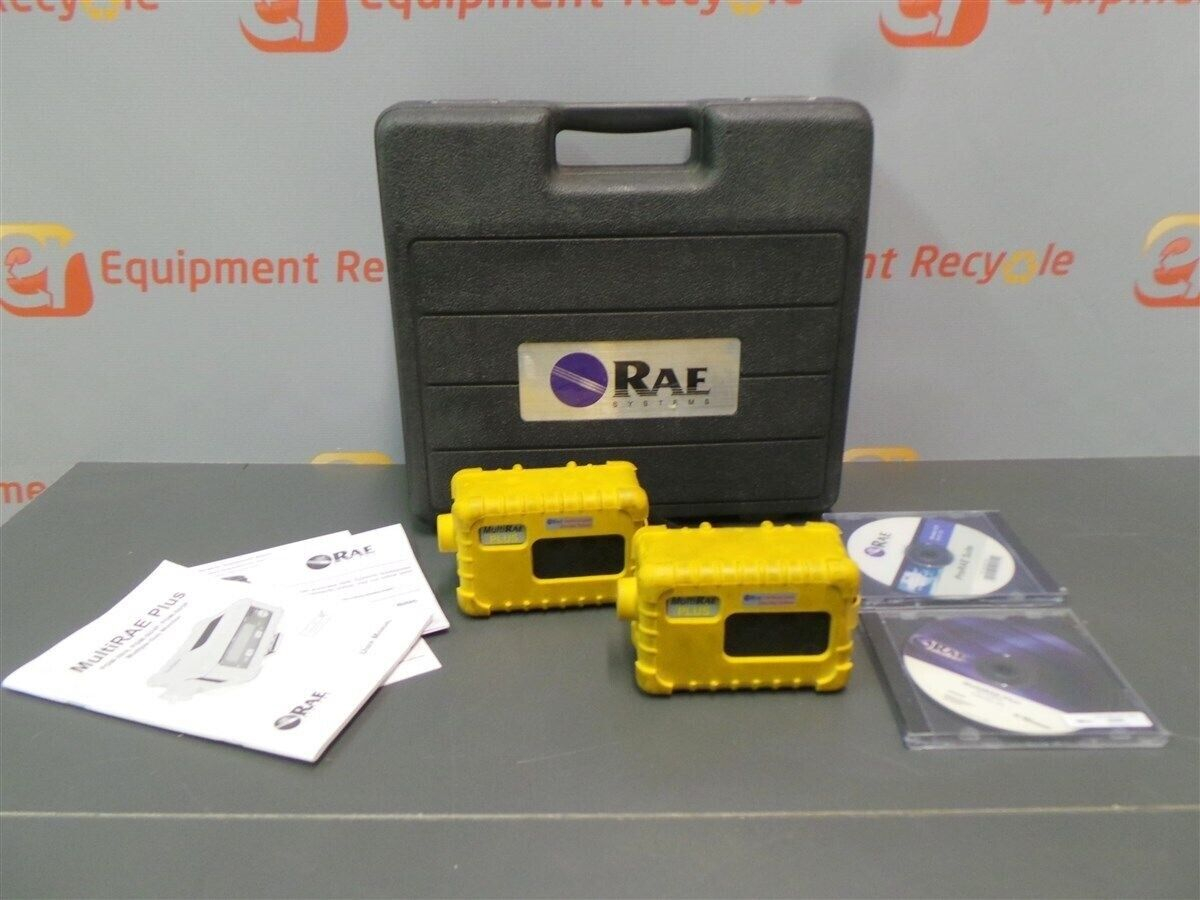 MultiRAE Plus Systems Multiple Gas Monitor Detector Kit PGM50-5P Hard Case - Equipment Recycle