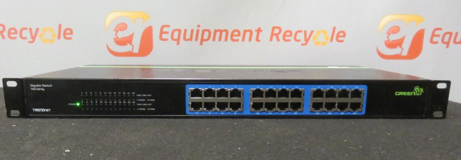 Trendnet Greenet Gigabit Switch TEG-S24g 24 Port Network Rackmountable ...