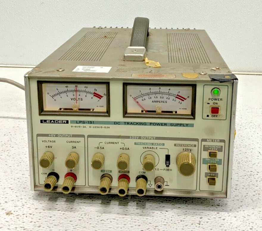Leader LPS-151 DC Dual Tracking Power Supply 11D - Equipment Recycle