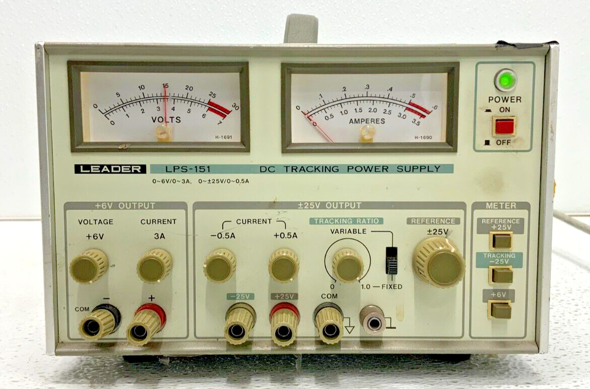 Leader LPS-151 DC Dual Tracking Power Supply 11D - Equipment Recycle