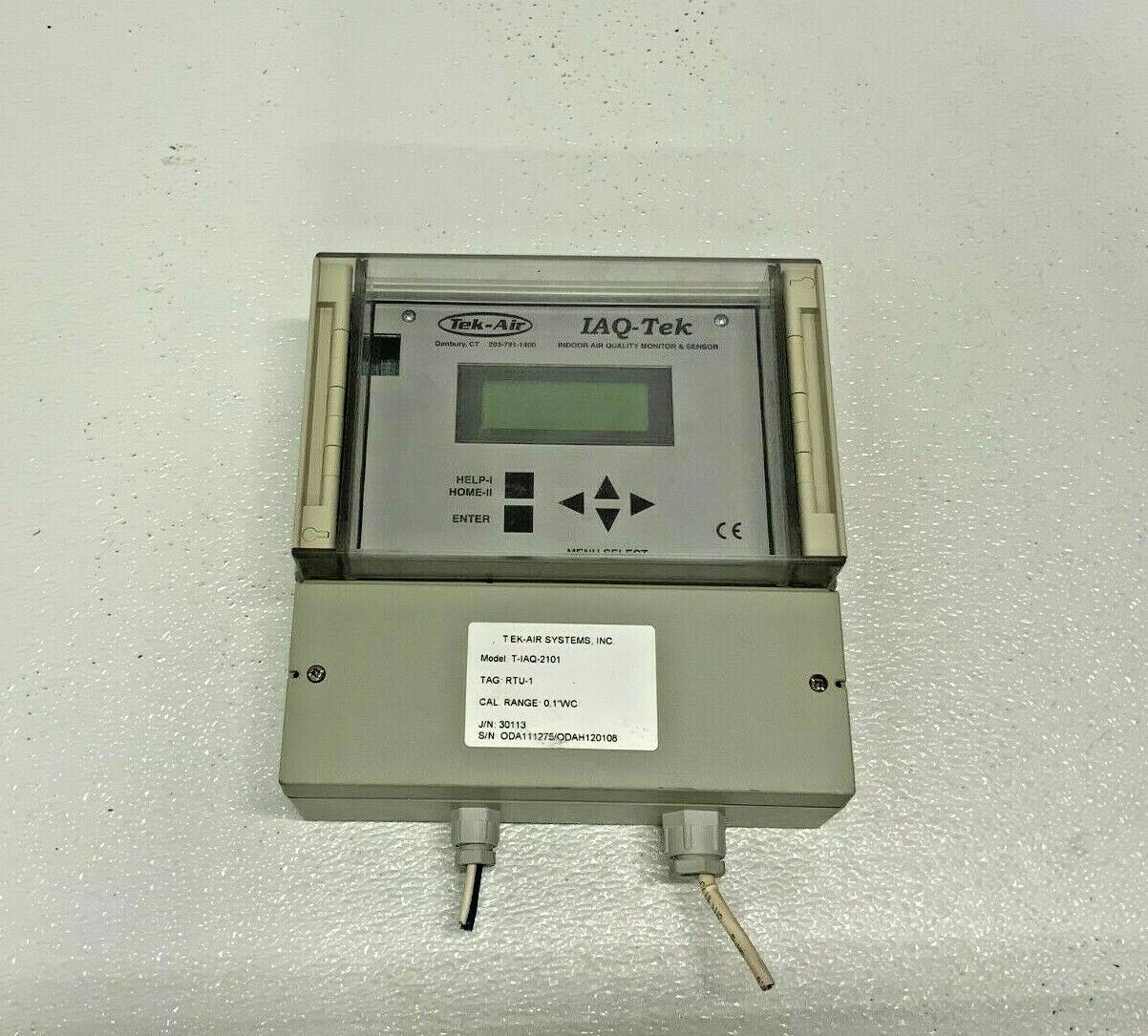 Tek-Air T-IAQ-2101 Air Volume Measurement System Double Probe Kit 64D ...