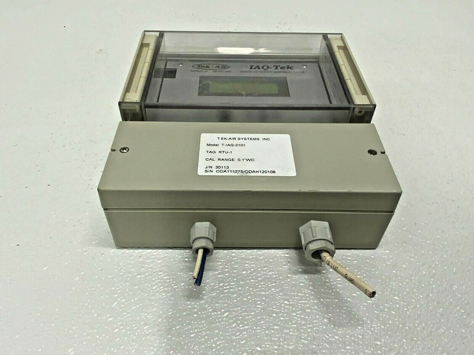 Tek-Air T-IAQ-2101 Air Volume Measurement System Double Probe Kit 64D ...