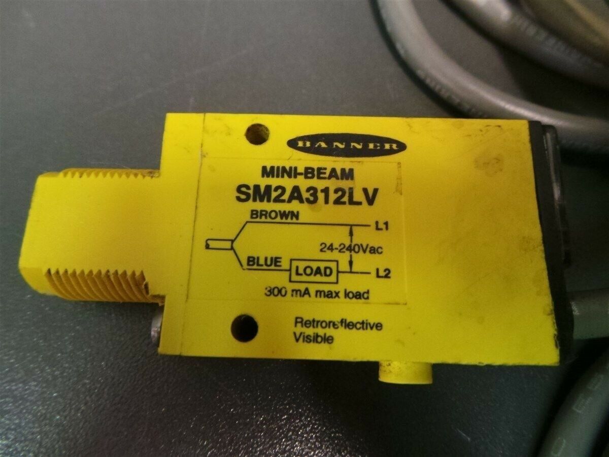 Banner Mini Beam Proximity Sensor Photo Photoelectric Lot of 3 ...