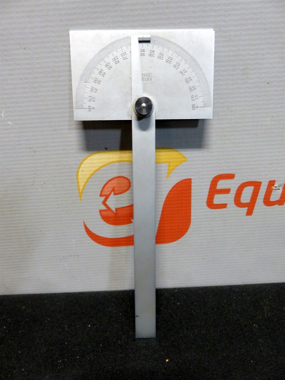 Starrett C183 Protractor Stainless Rectangular Head Machinist Tool - Equipment Recycle