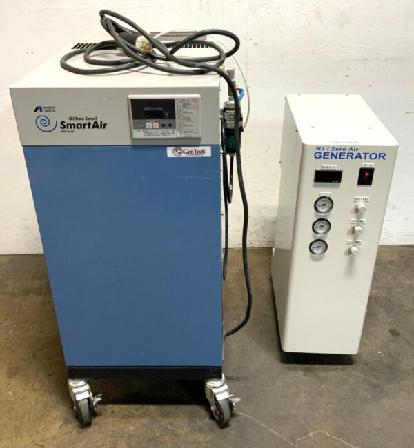 Anest Iwata KZA1S SLP-151ED Oil Free Scroll Air Compressor N2 Zero Air ...