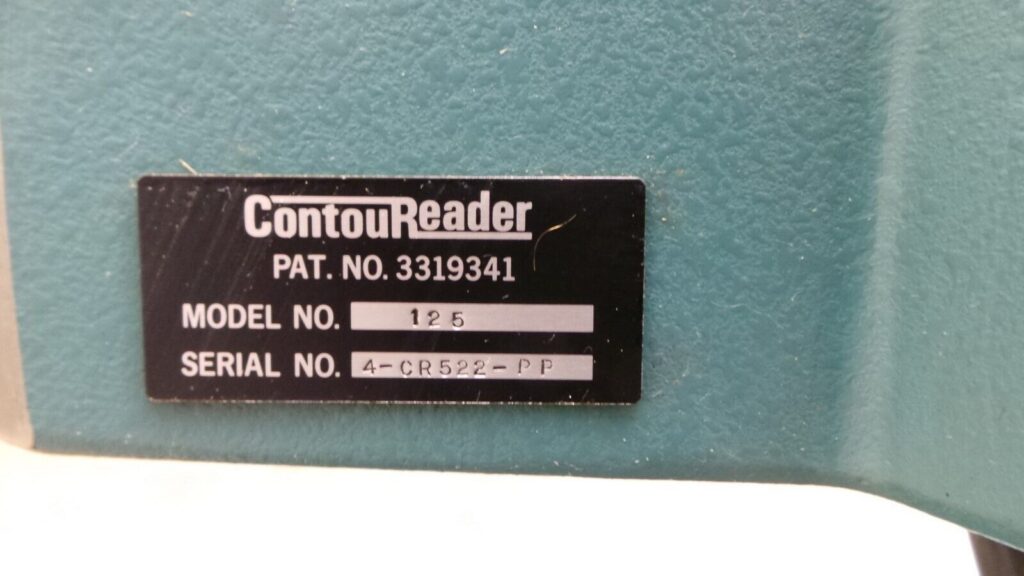 PMC Industries ContouReader 125 Precision Contour Reader Metrology ...