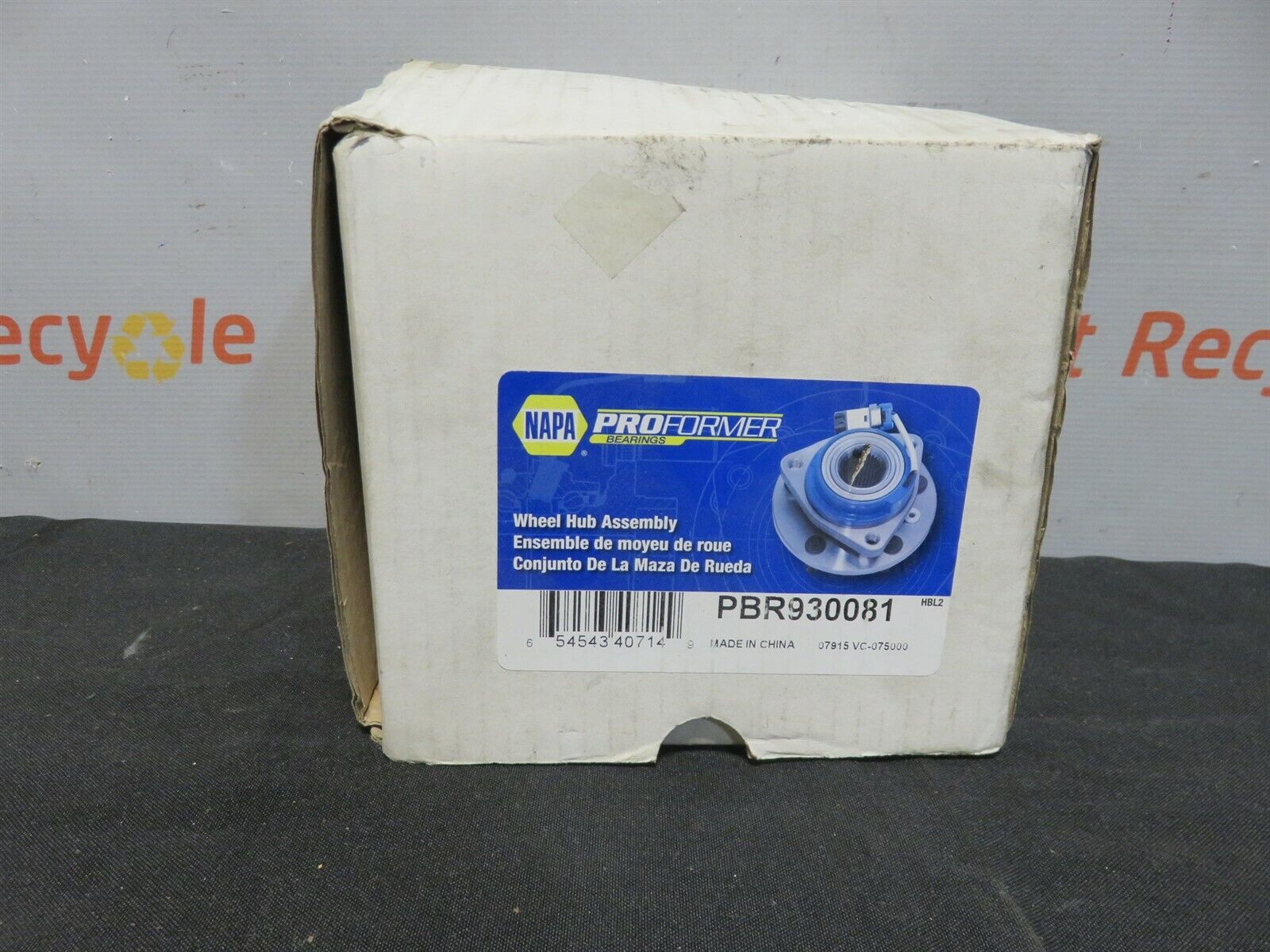 NAPA Auto Parts Wheel Bearing Hub Assembly PBR930081 Proformer New ...