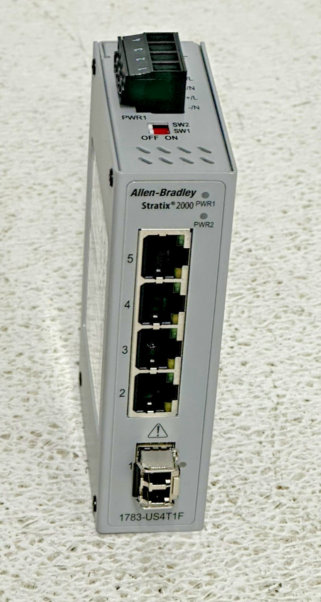 Allen Bradley 1783-US4T1F Stratix 2000 Ser B Unmanaged Eithernet Switch ...